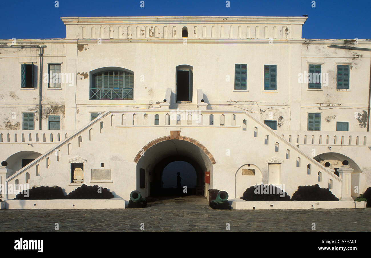 Cape Coast Castle, old gold and slave trading centre, Cape Coast, Ghana ...