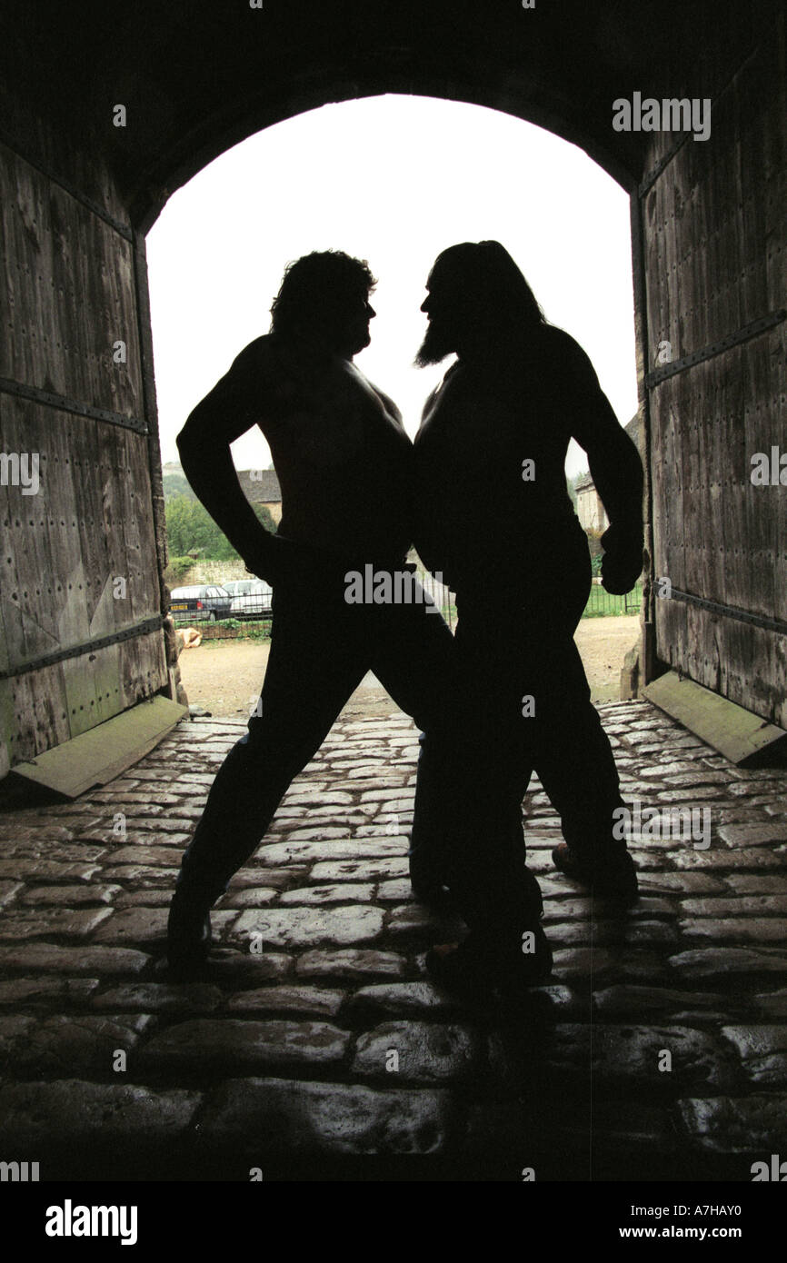 RICH FORTUNE and MAD MAURICE in training for the World Gut Barging ...