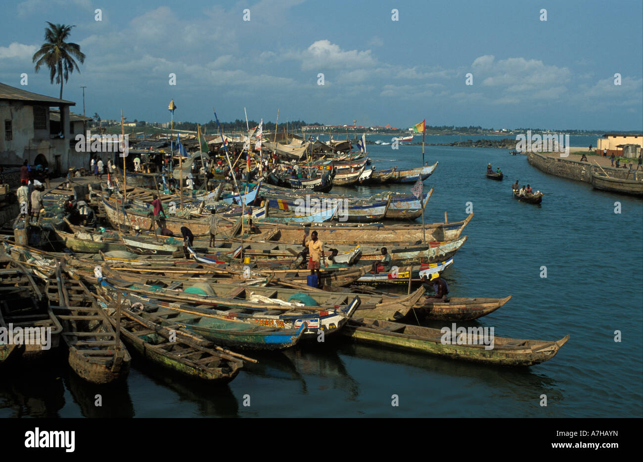 Harbour of elmina hi-res stock photography and images - Alamy