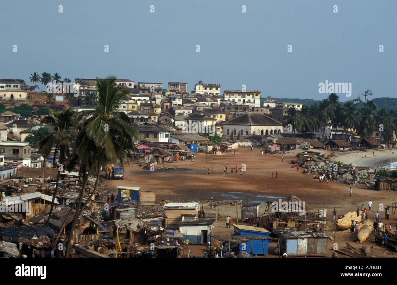 Elmina town, Ghana Stock Photo - Alamy