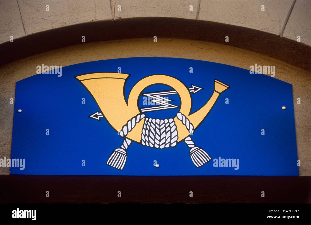 Krakow, Market Square, Postal Service Sign Stock Photo - Alamy