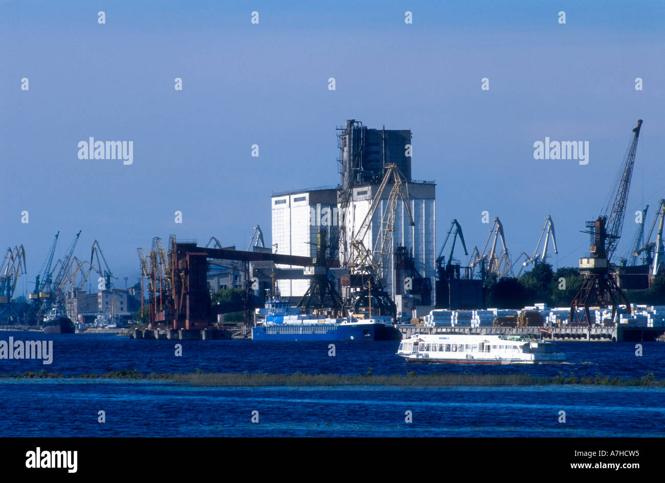 Latvia riga port harbour hi-res stock photography and images - Alamy
