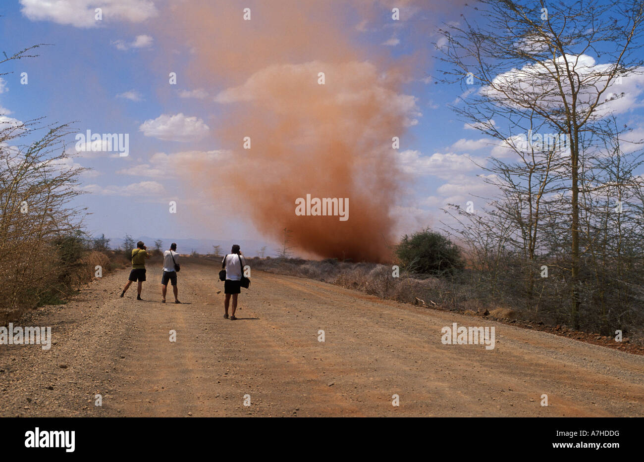 cyclone in the Chalbi desert, Kenya Stock Photo - Alamy