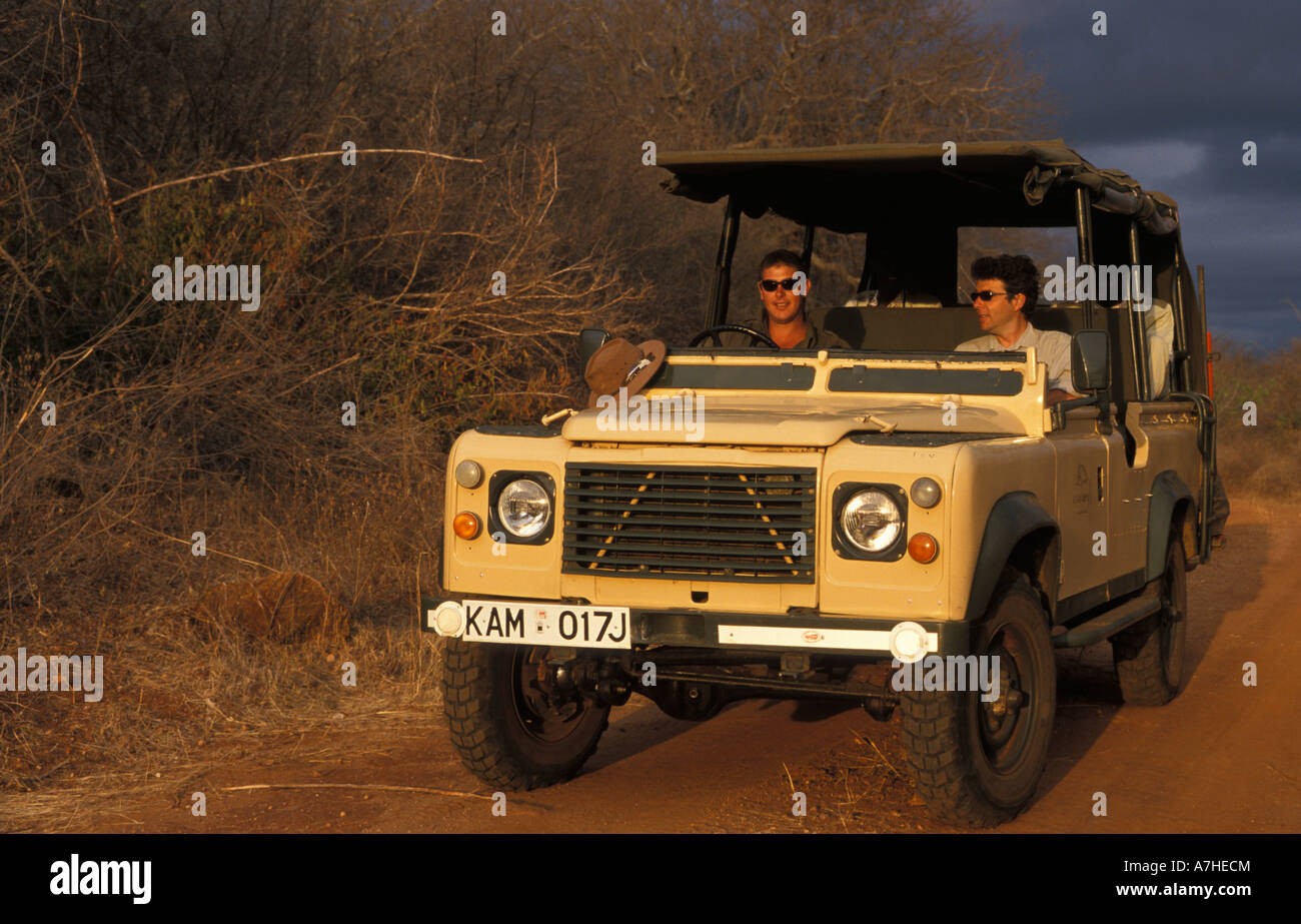 Game drive, Meru National Park, Kenya Stock Photo - Alamy