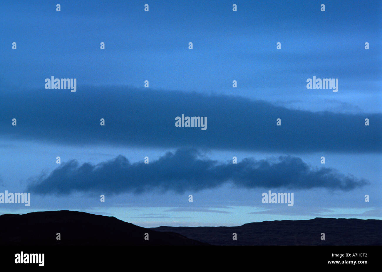 Dark Stratus Clouds over the Isle of Skye, Scotland Stock Photo - Alamy