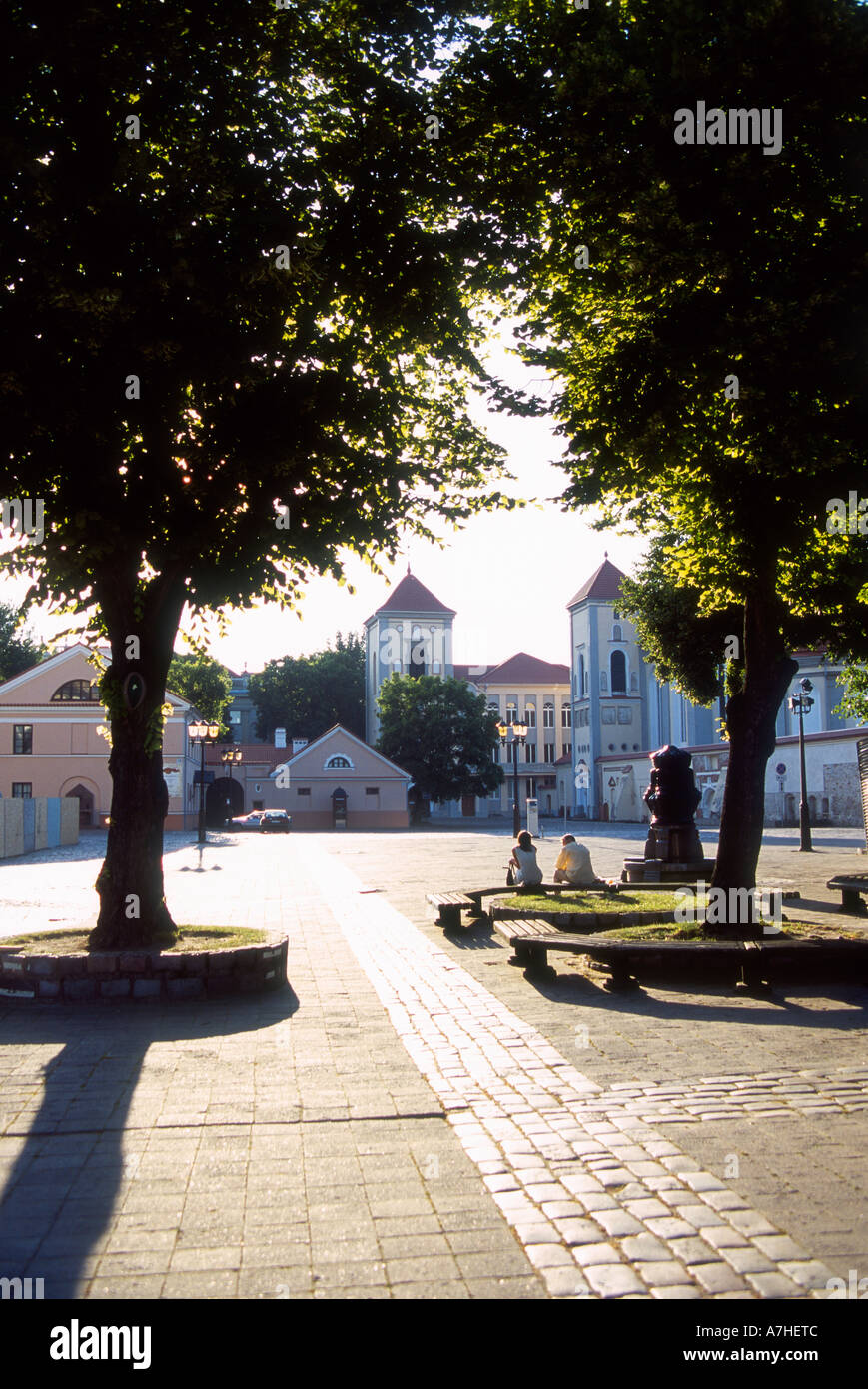 Kaunas, Old Town, Old Town Square Stock Photo - Alamy