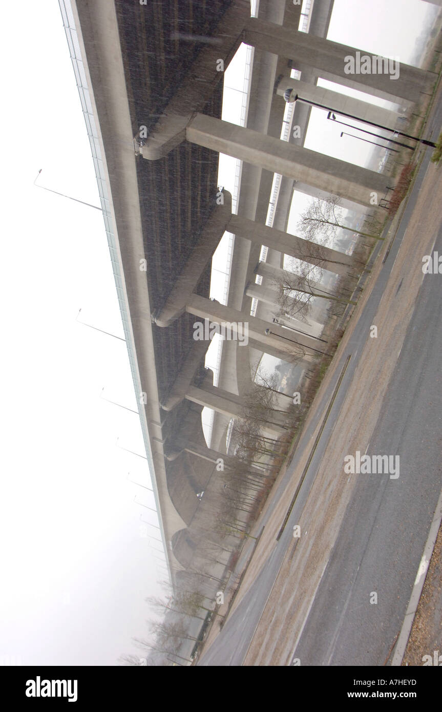 Rochester bridge carrying the M2 motorway over the river Medway in Kent ...