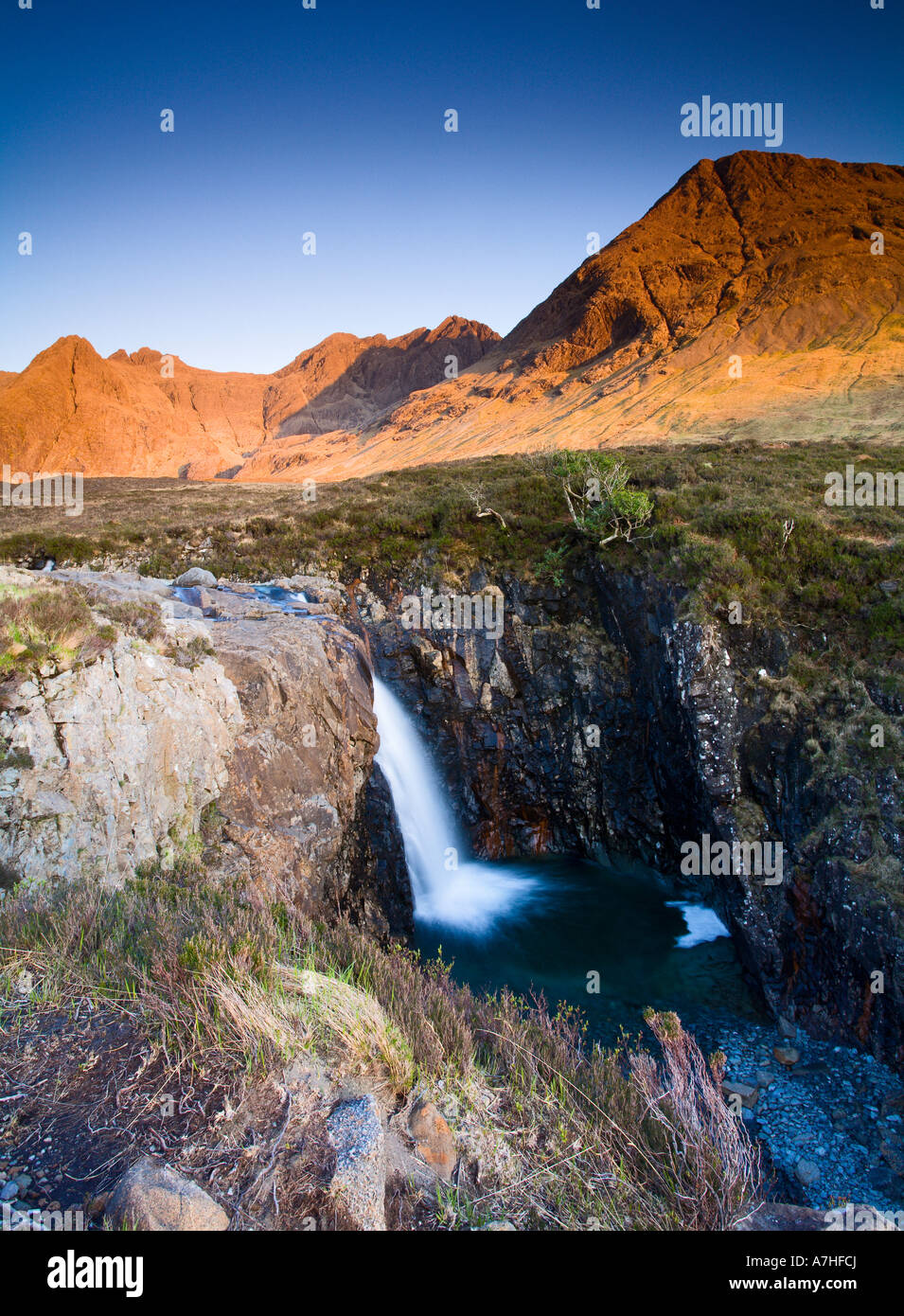 Fairy Pools in Coire na Creiche Black Cullin Minginish Skye Scotland ...