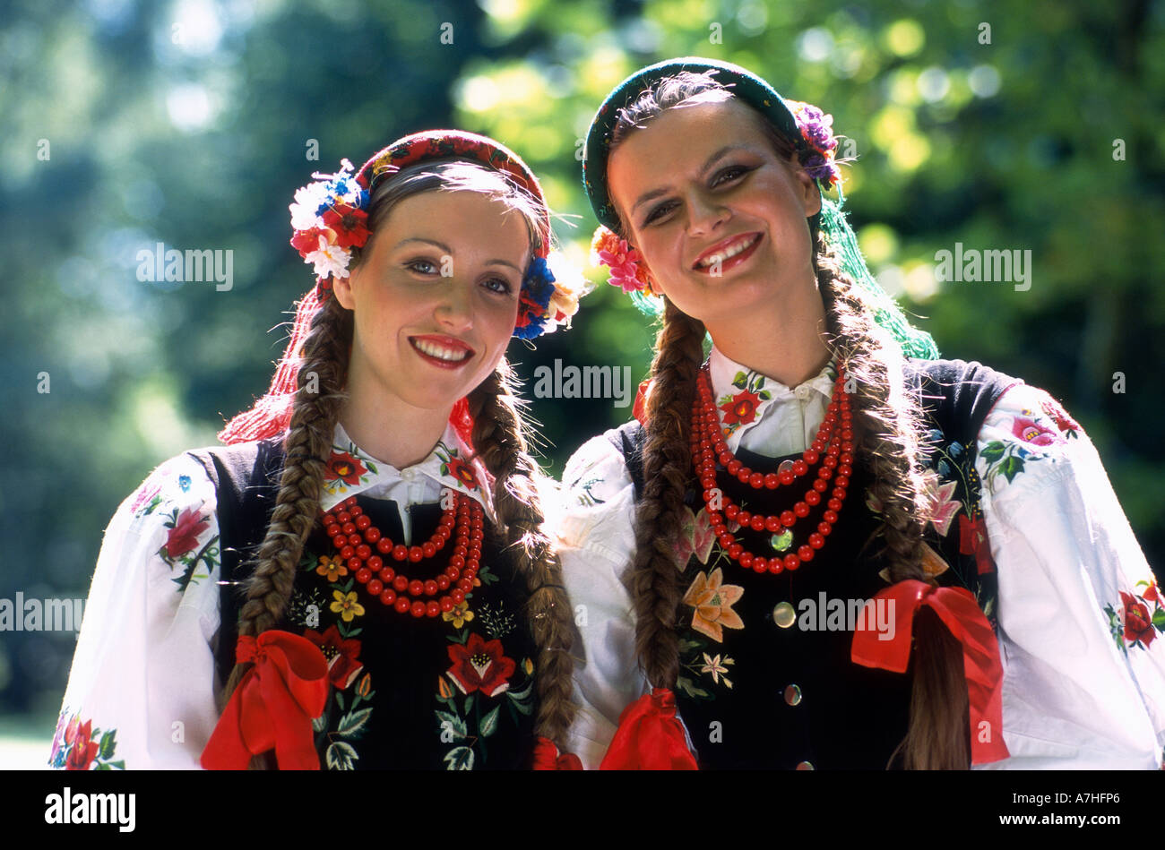 Costume From Lowicz Region, Lazienki Park Stock Photo - Alamy