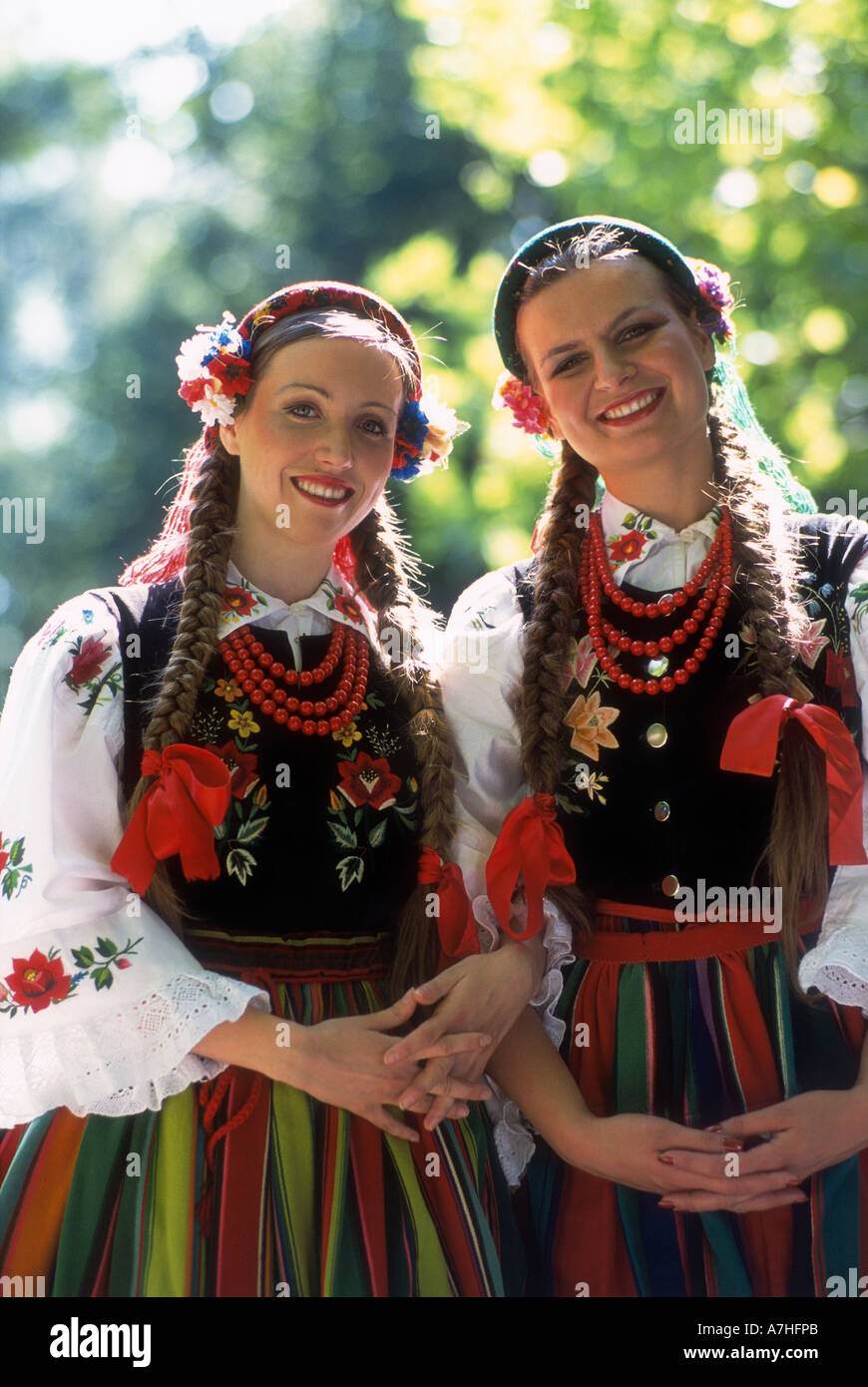 Costume From Lowicz Region, Lazienki Park Stock Photo - Alamy