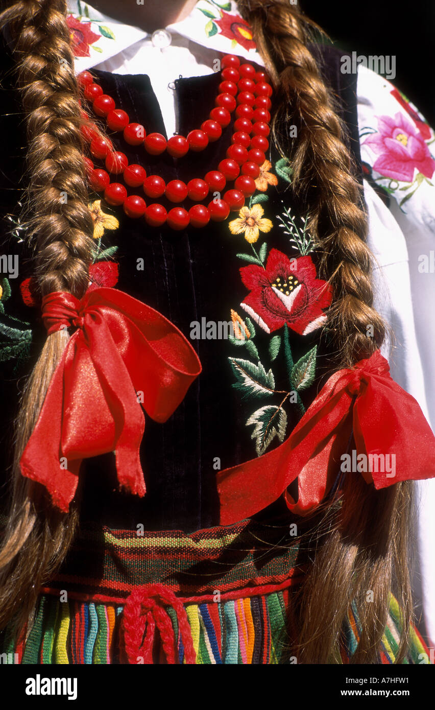 Poland costume detail hi-res stock photography and images - Alamy