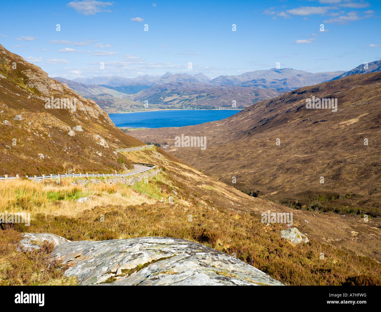 Road to Kylerhea Sleat Skye Stock Photo - Alamy