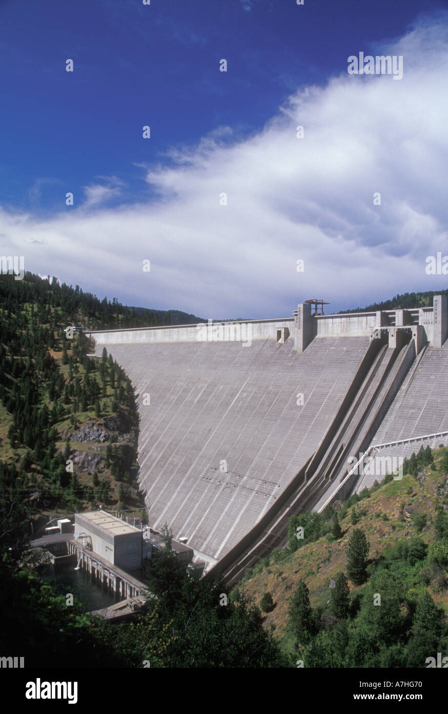 Dworshak Dam, Orofino, ID Stock Photo - Alamy