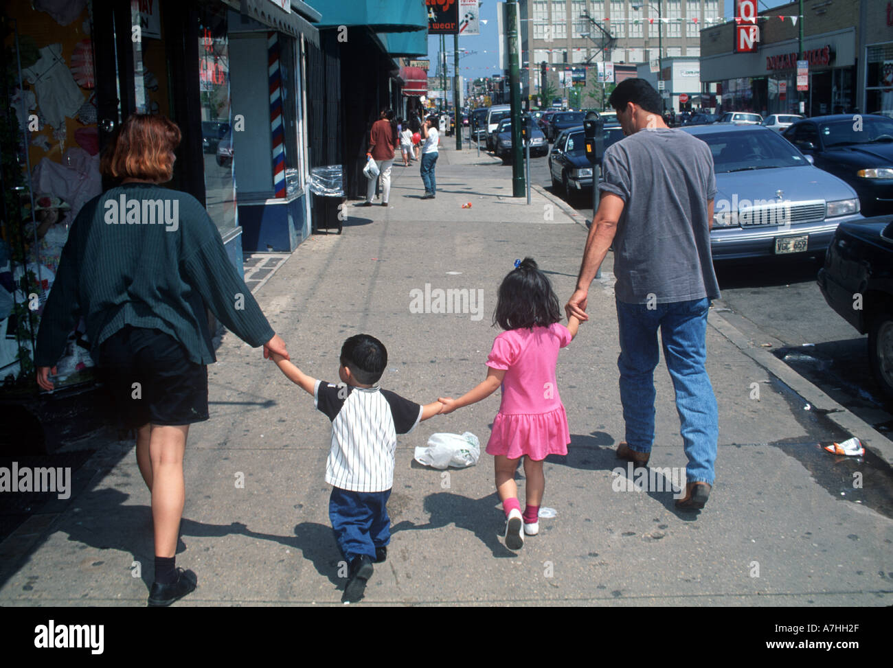 USA, IL, Chicago. Chicago's large Mexican/Hispanic community Stock ...