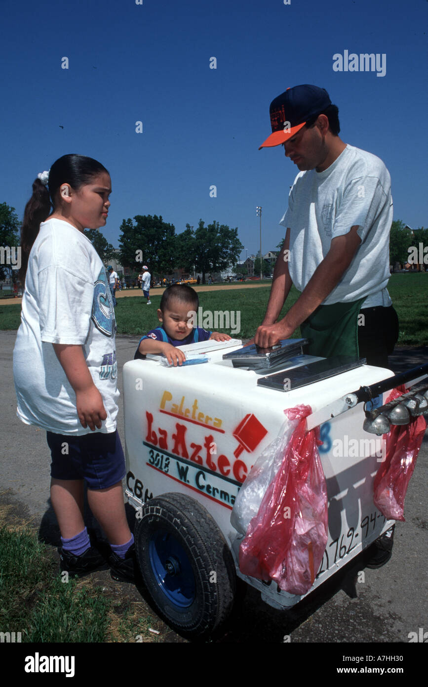 USA, IL, Chicago. Chicago's large Mexican/Hispanic community Stock ...