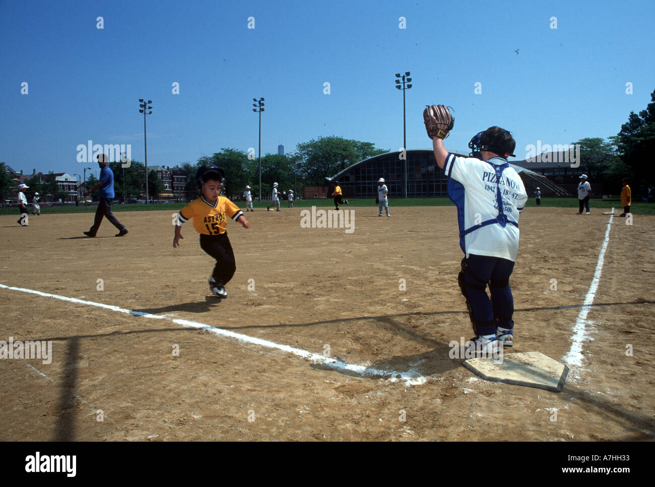USA, IL, Chicago. Chicago's large Mexican/Hispanic community Stock ...