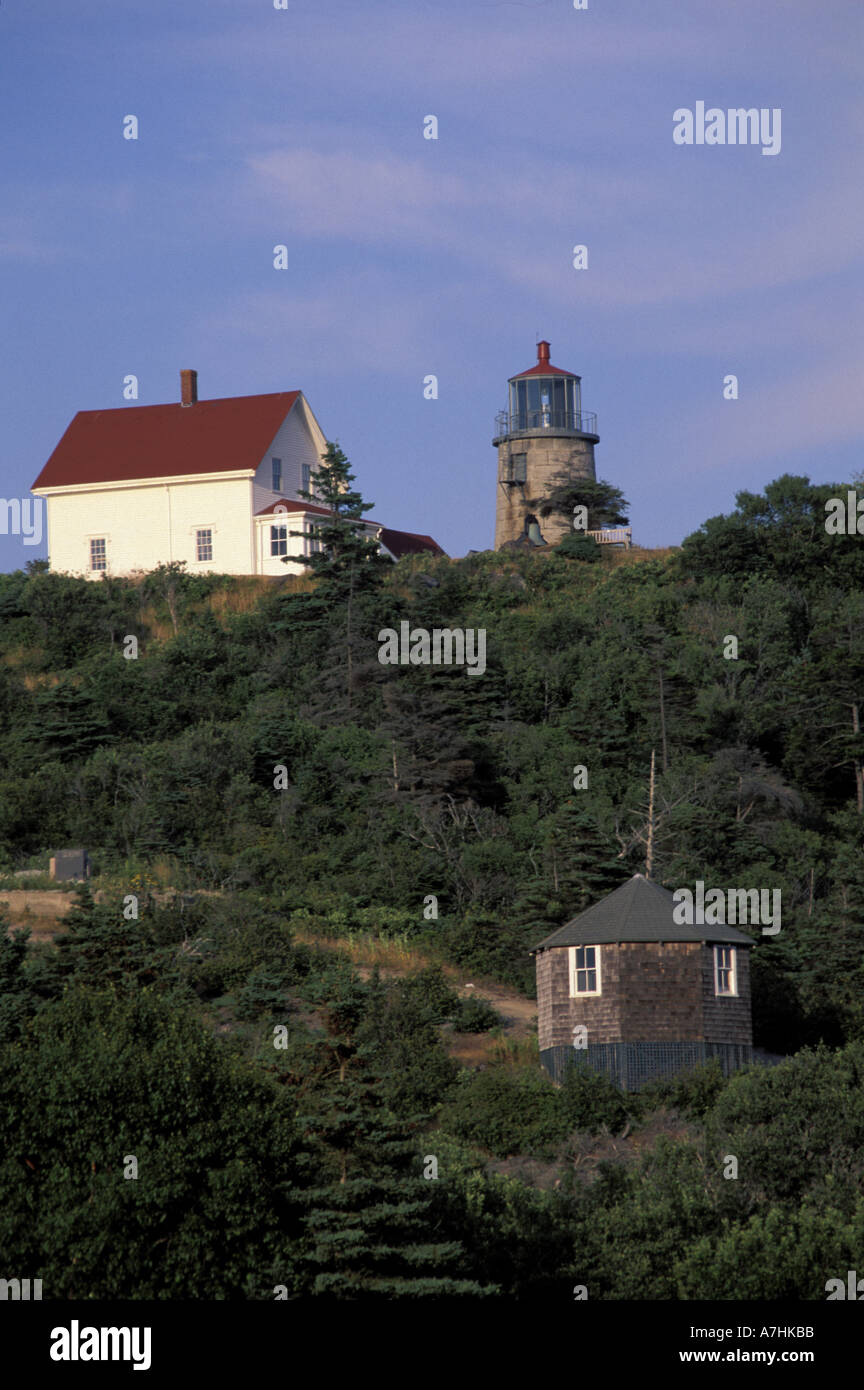 Monhegan lighthouse hi-res stock photography and images - Alamy