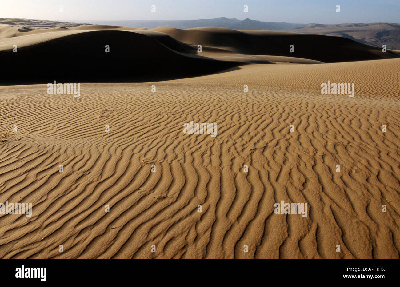 Ripples in the dunes, Desert landscape, Kunene region, Kaokoland ...