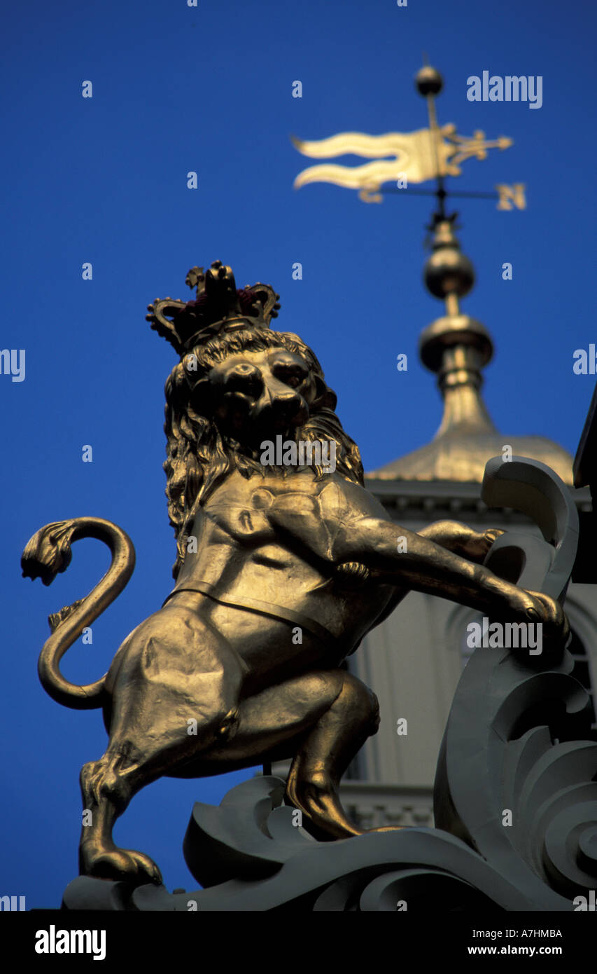 USA, Massachusetts, Boston Golden Lion, Old State House Stock Photo - Alamy