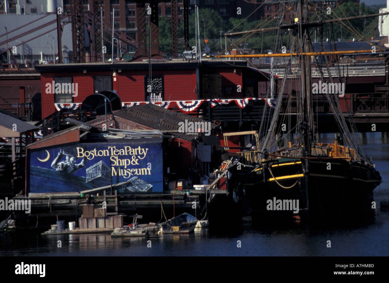 Boston tea party sign hi-res stock photography and images - Alamy