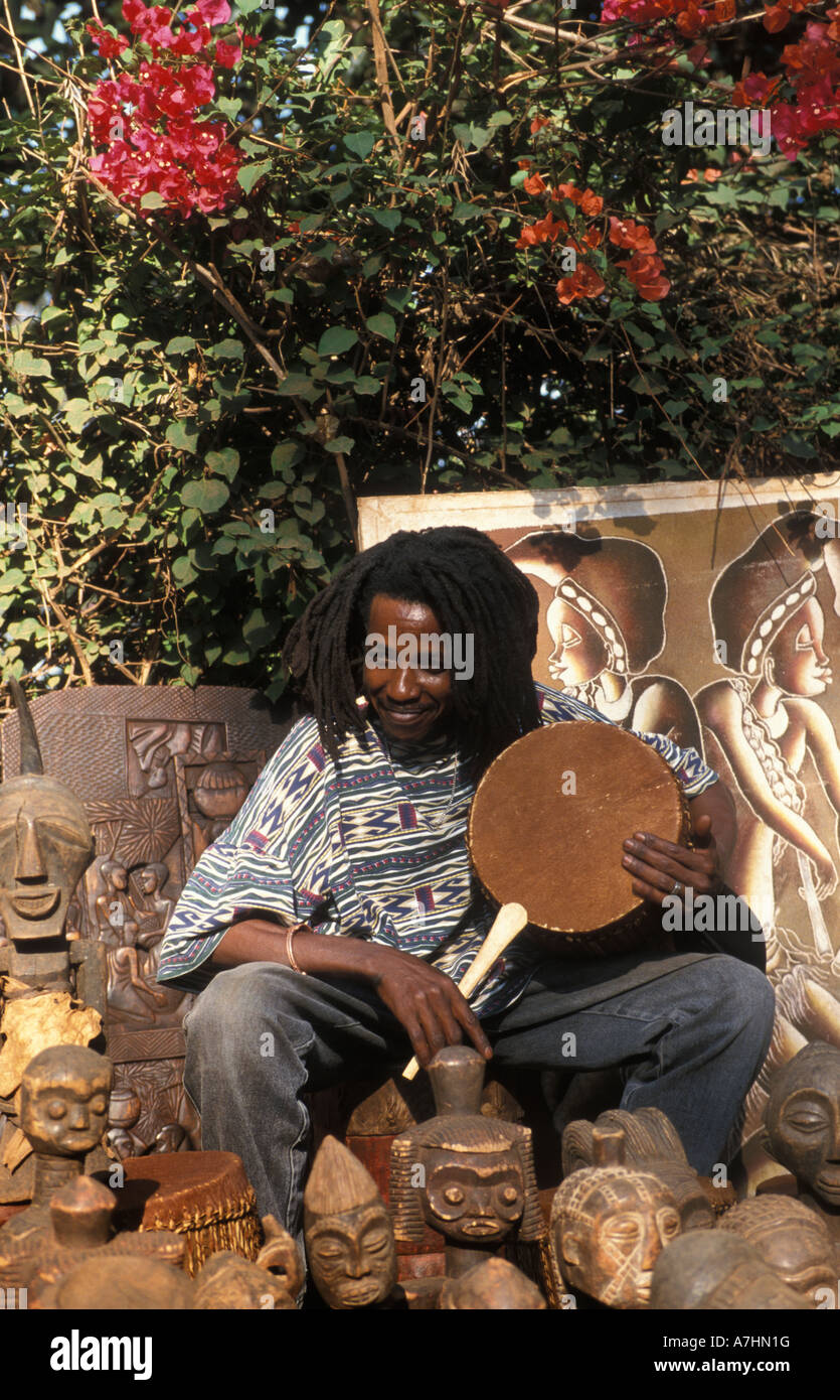 Crafts sold on the street in Kigali, Rwanda Stock Photo - Alamy