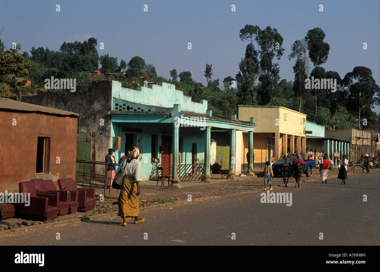 street scene, Musanze, Rwanda Stock Photo - Alamy