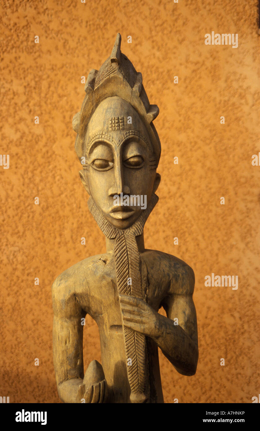 Senegalese carved statue Senegal Stock Photo - Alamy