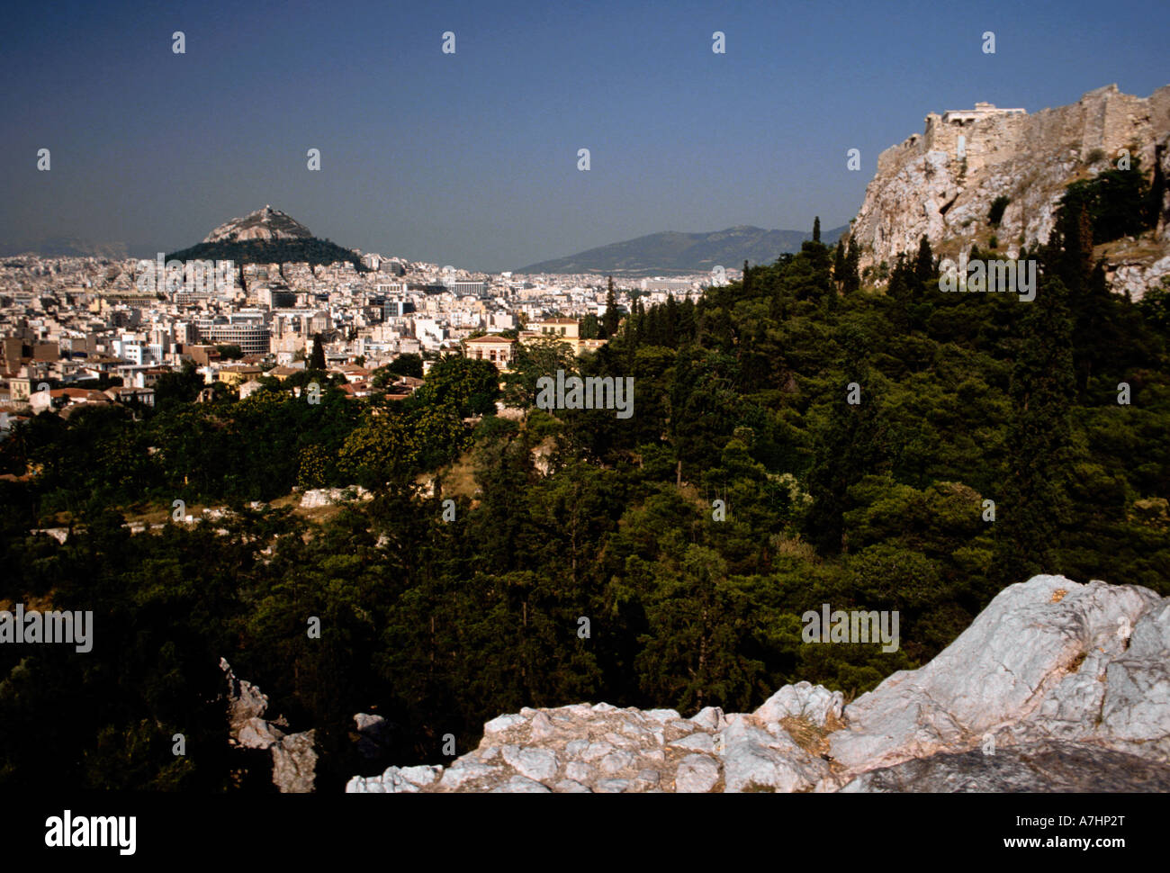 Athens pollution hi-res stock photography and images - Alamy