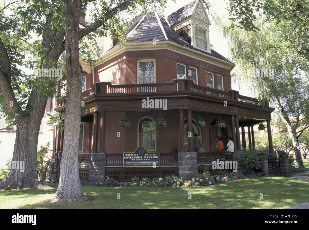NA, USA, Montana, Helena Old Governor's Mansion (built 1888), now owned ...