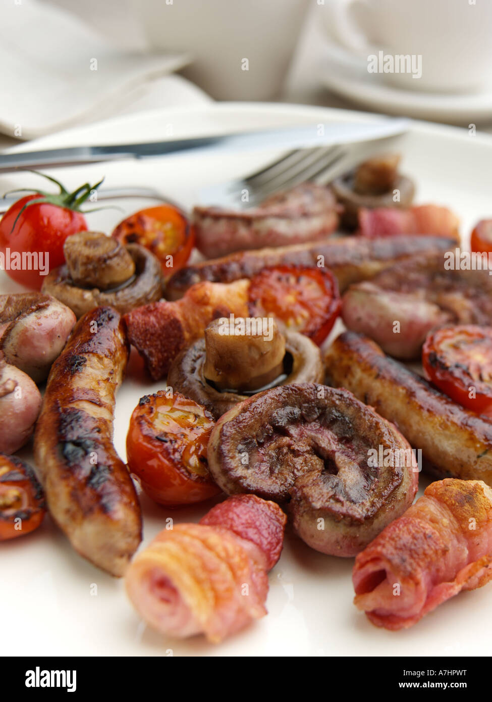 Mixed grill breakfast selection hi-res stock photography and images - Alamy