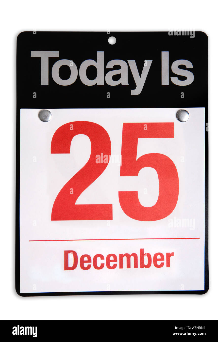 25th december calendar Cut Out Stock Images & Pictures - Alamy