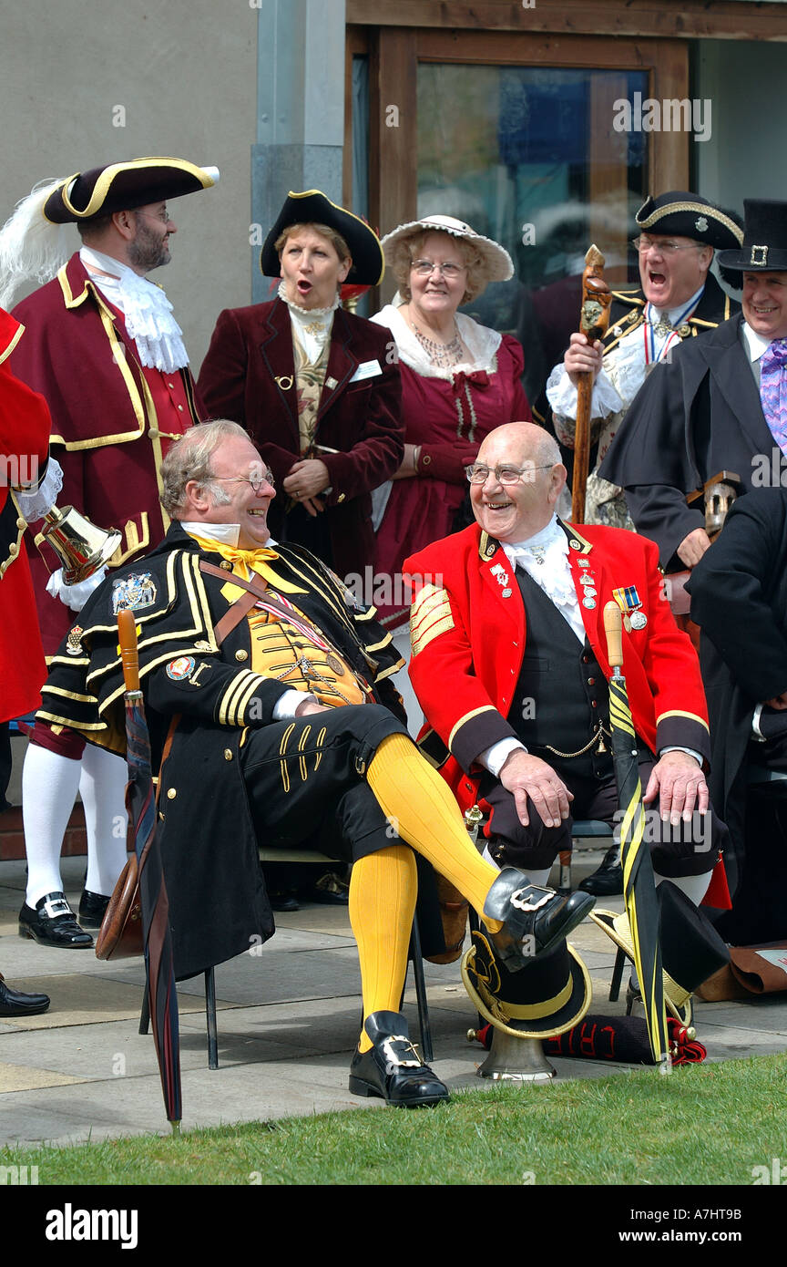 Town criers at the Bromyard Spring Festival of Town Crying in ...