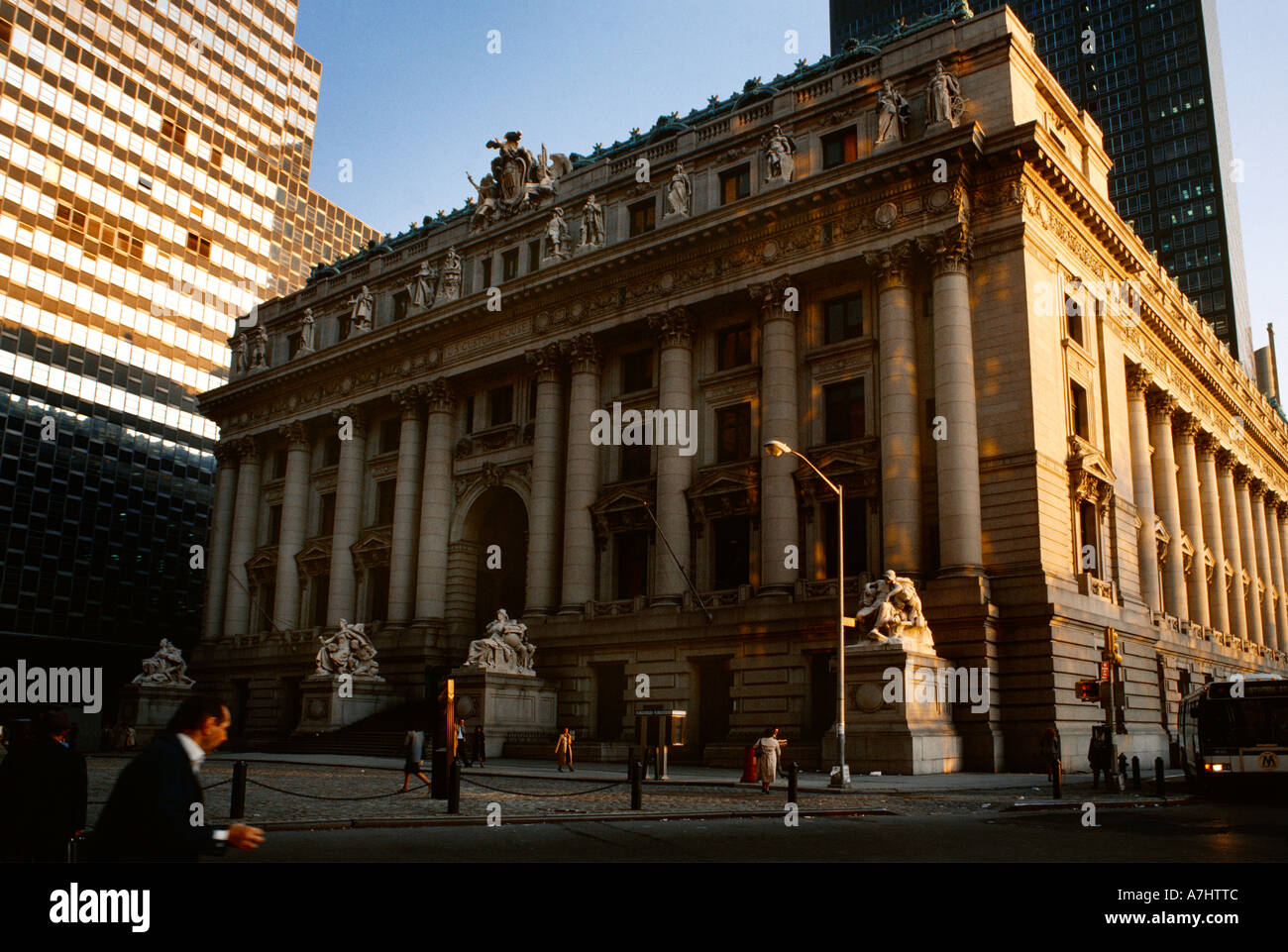 New York USA Alexander Hamilton U.S Customs House with the Sculptures ...