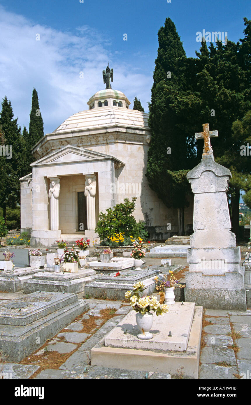 Racic Family Mausoleum and graveyard, Cavtat, near Dubrovnik, Dalmatian ...