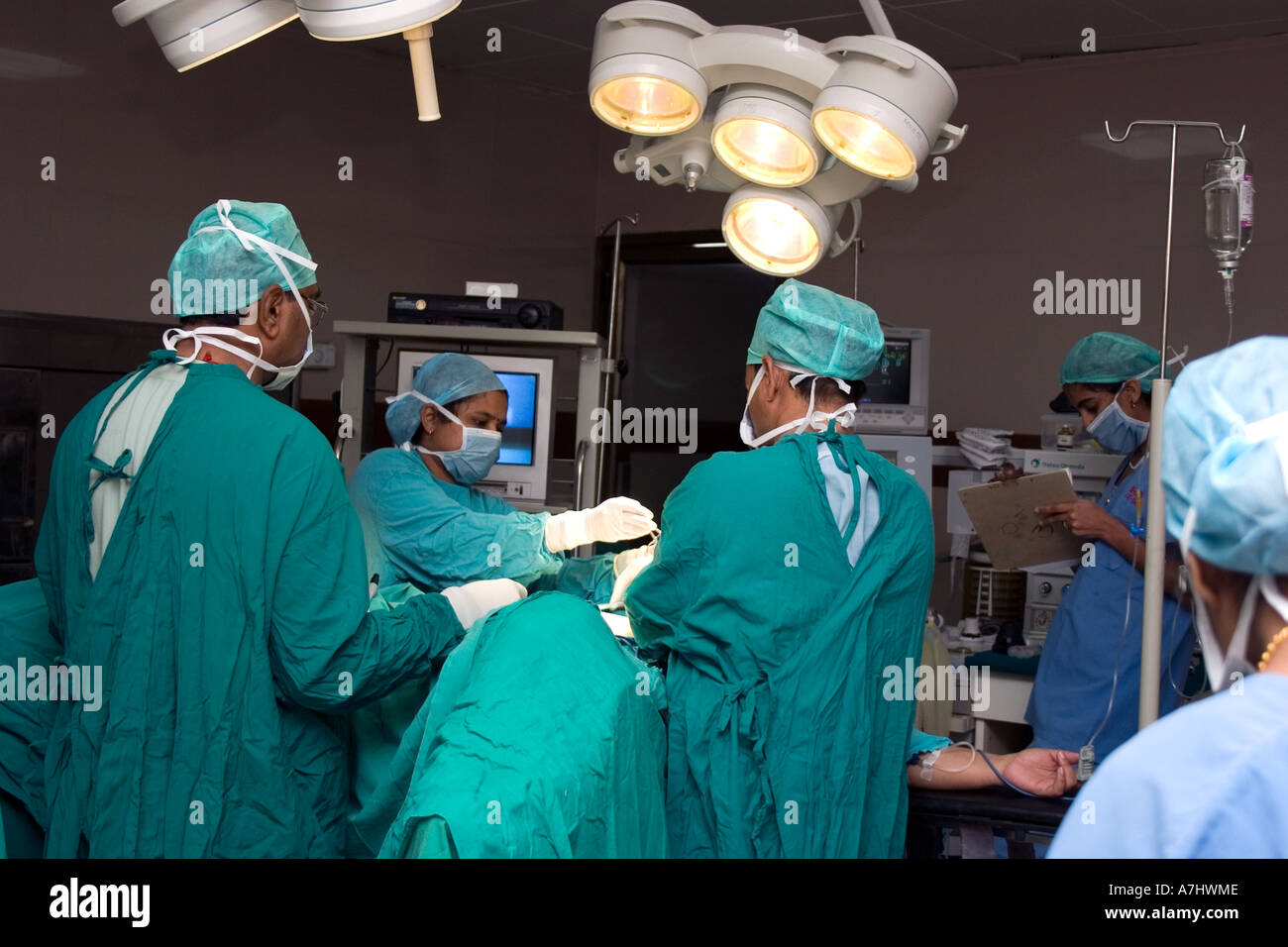 Inside the emergency room in Pune or Poona in India Stock Photo - Alamy