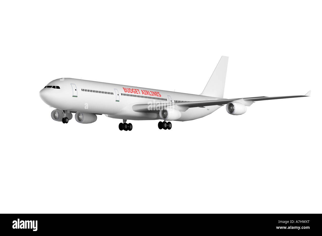 Airbus plane rendering hi-res stock photography and images - Alamy