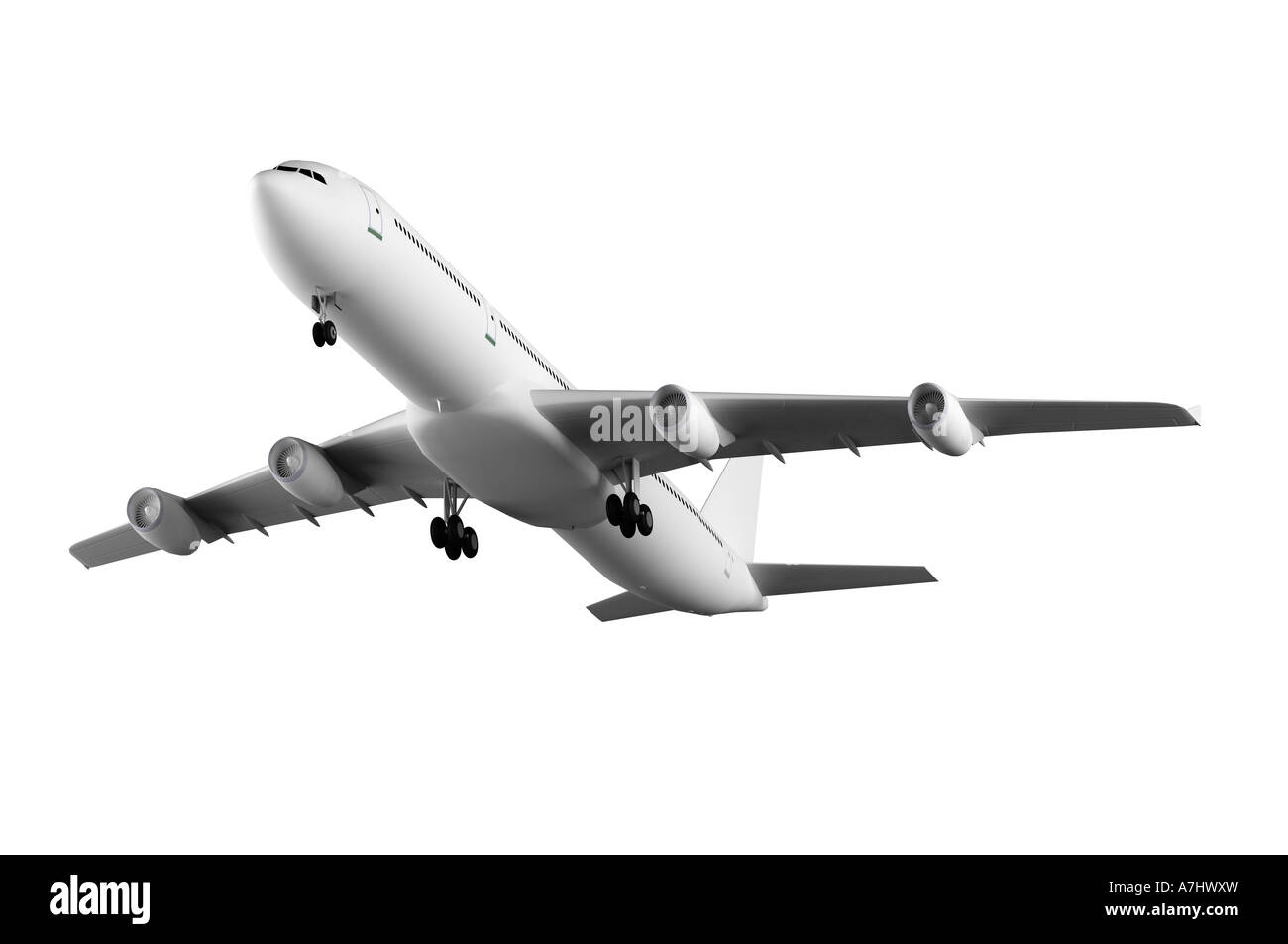 Airplane taking off airbus Cut Out Stock Images & Pictures - Alamy