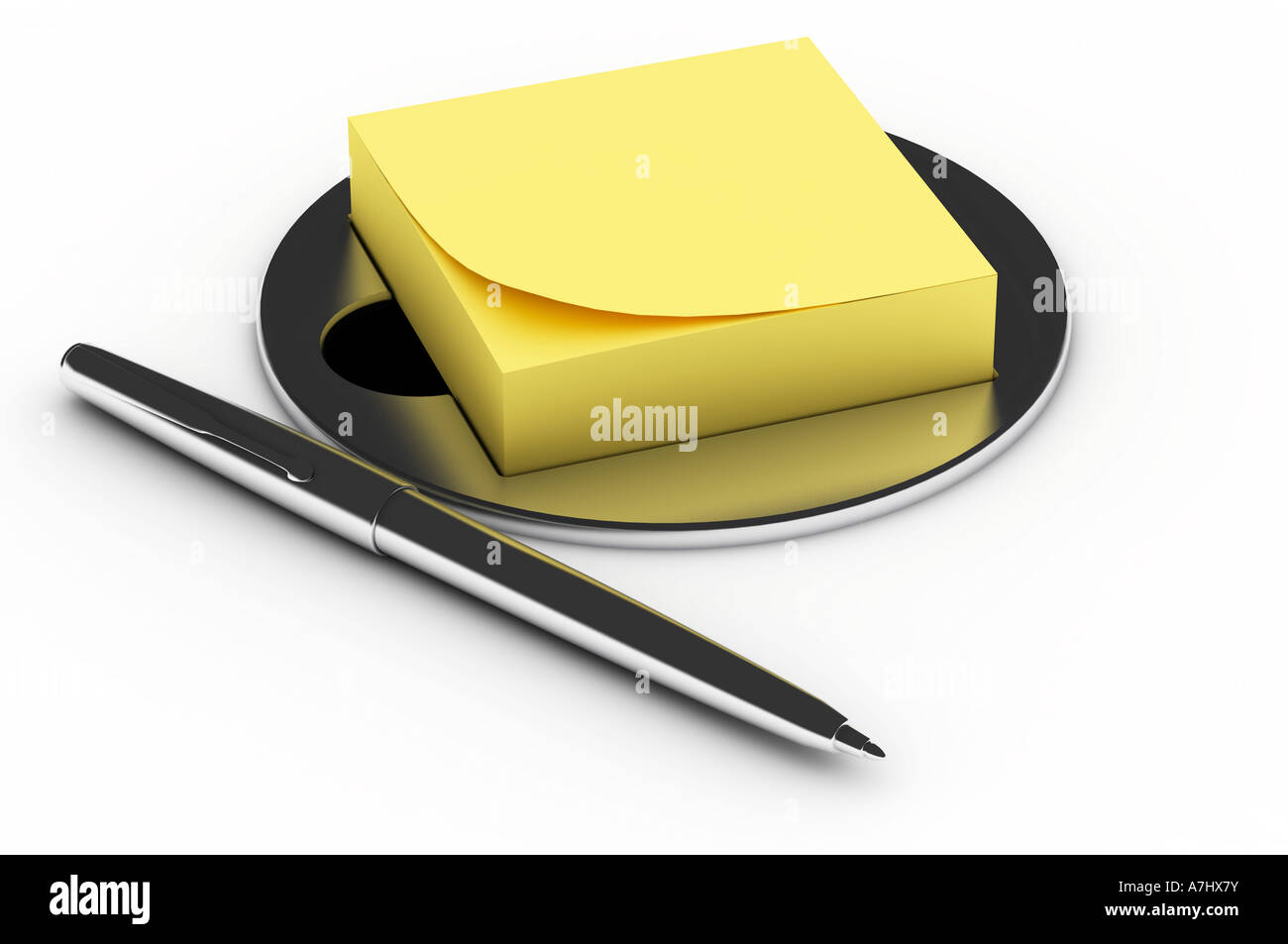 Yellow Sticky note Stock Photo - Alamy