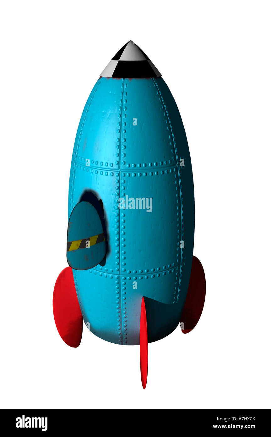 Toy rocket cutout hi-res stock photography and images - Alamy