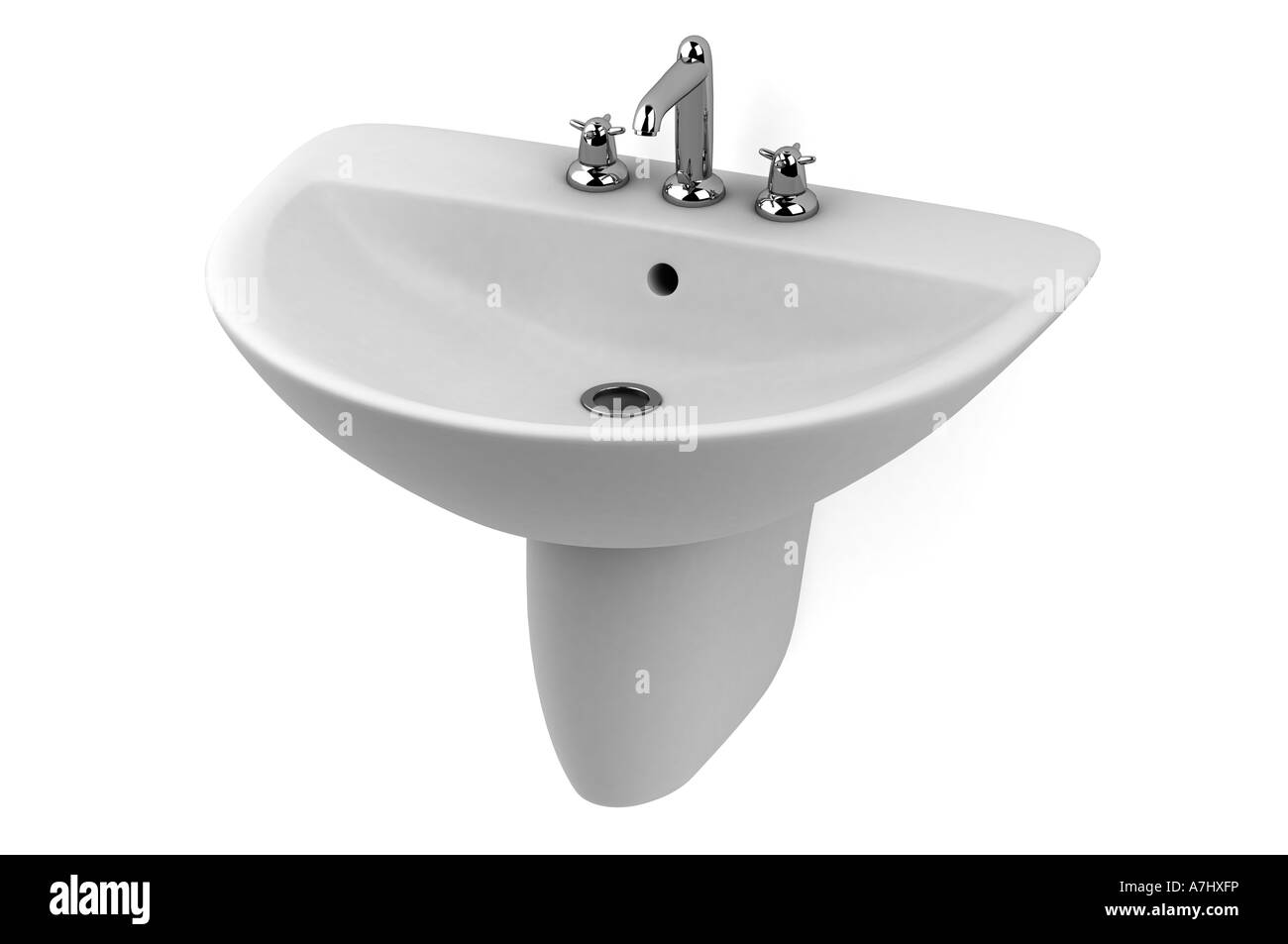 Bathroom basin with hand wash Cut Out Stock Images & Pictures - Alamy