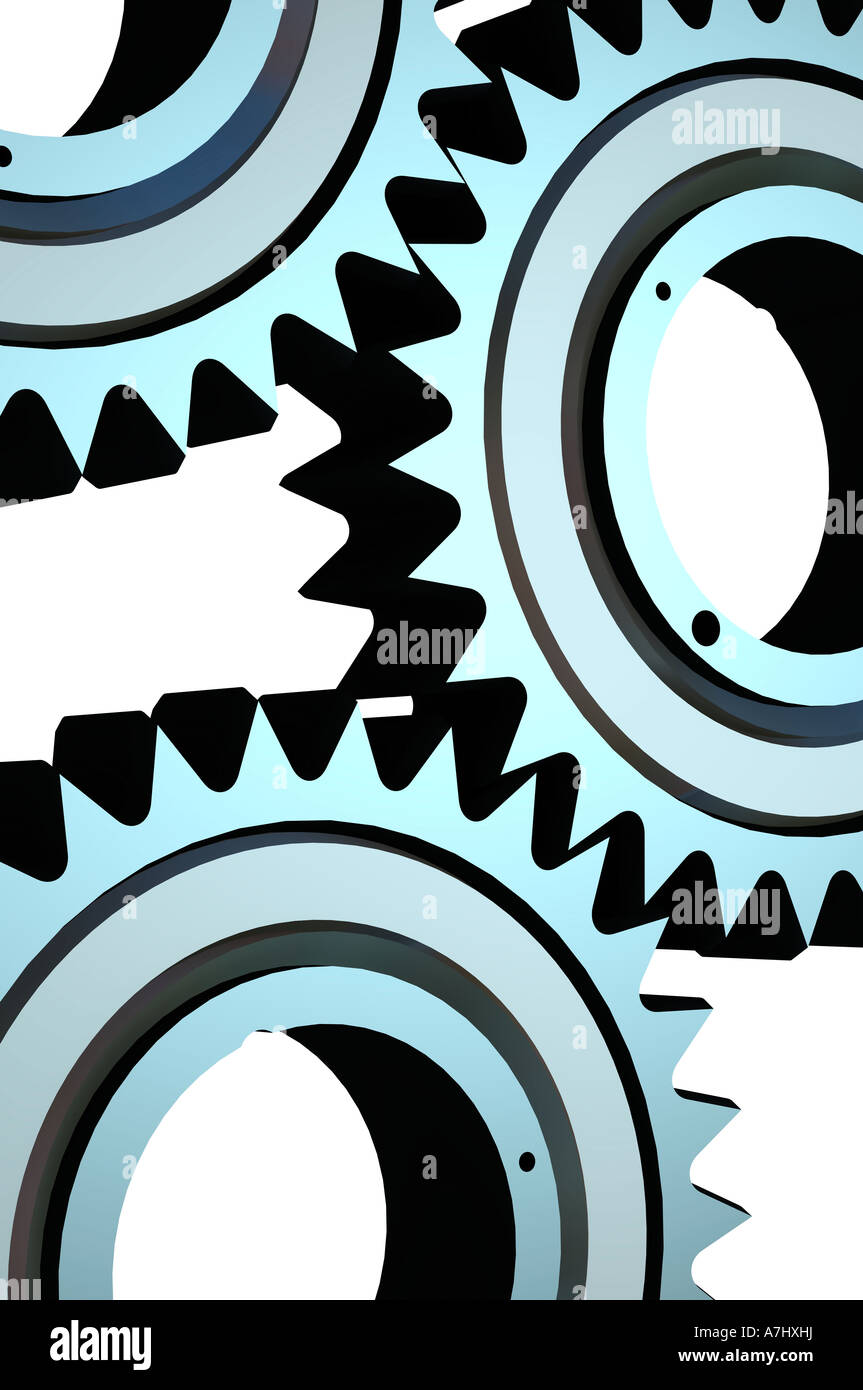 Mechanism rotating three gears 3d hi-res stock photography and images ...