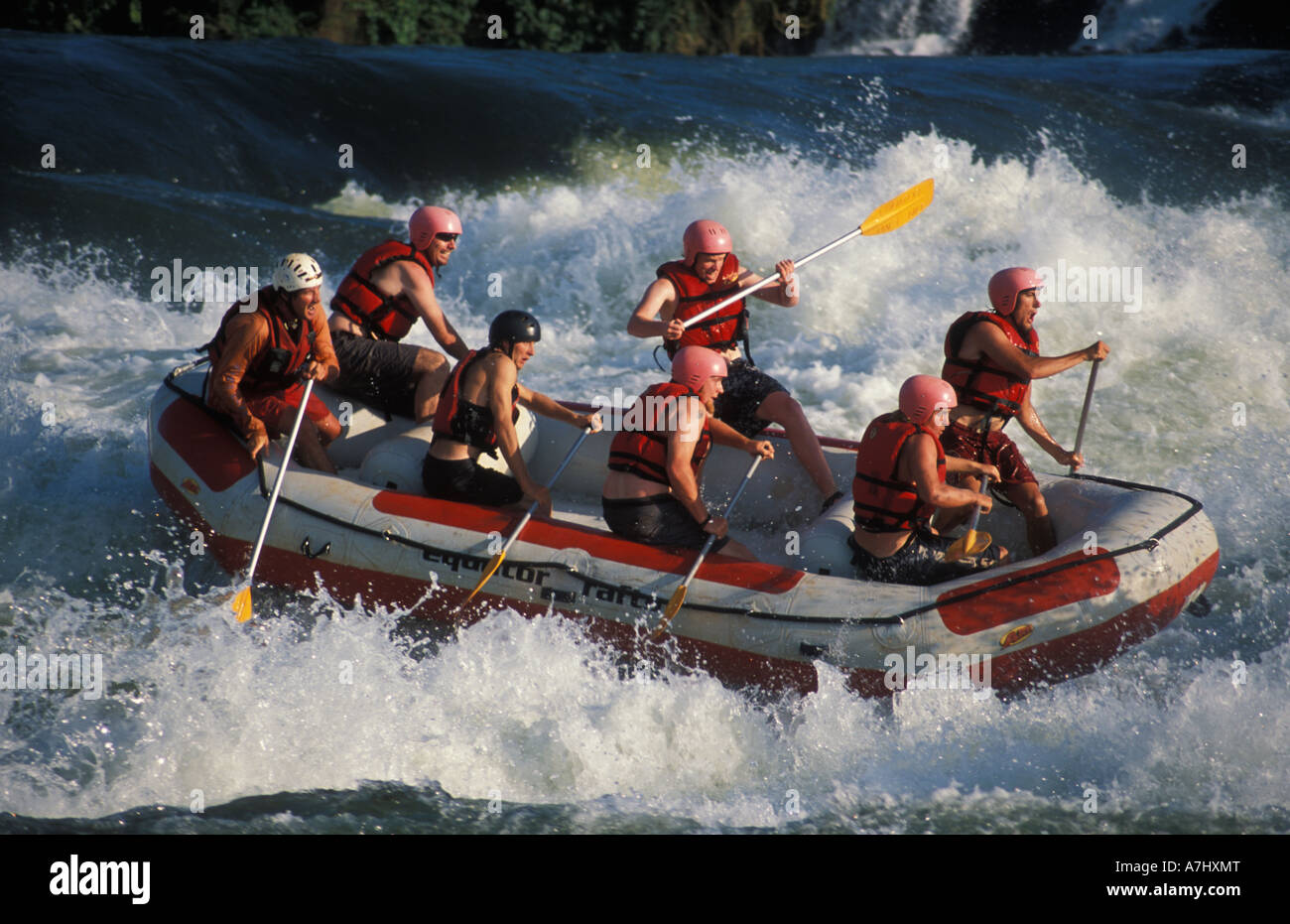 White water rafting nile hi-res stock photography and images - Alamy