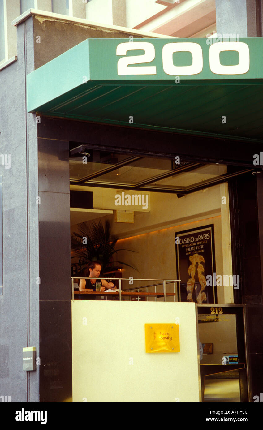Hairy Canary cafe and restaurant in Melbourne AUSTRALIA Stock Photo - Alamy