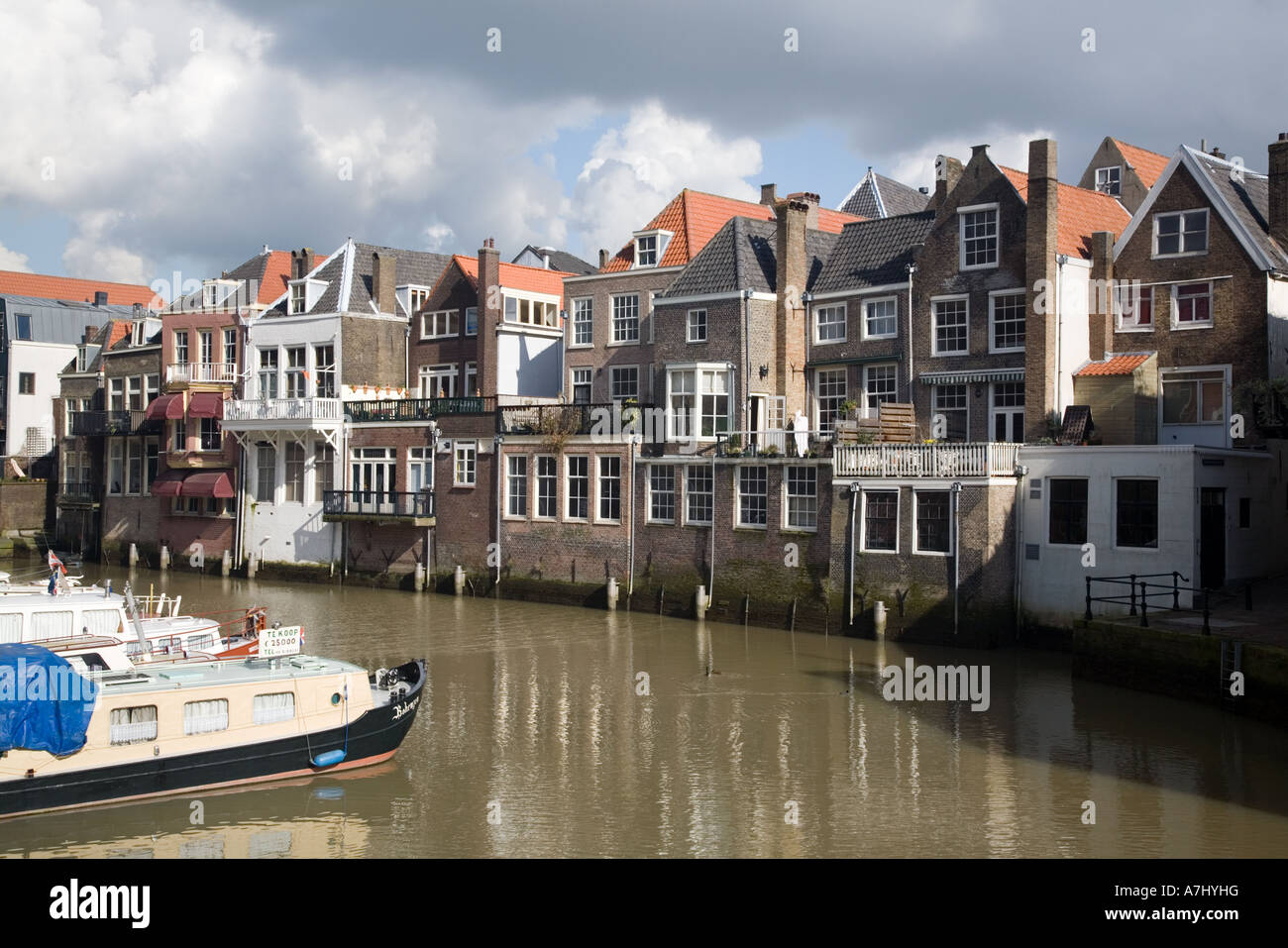 Wijnhaven (Wine Harbour), Dordrecht, Holland Stock Photo - Alamy