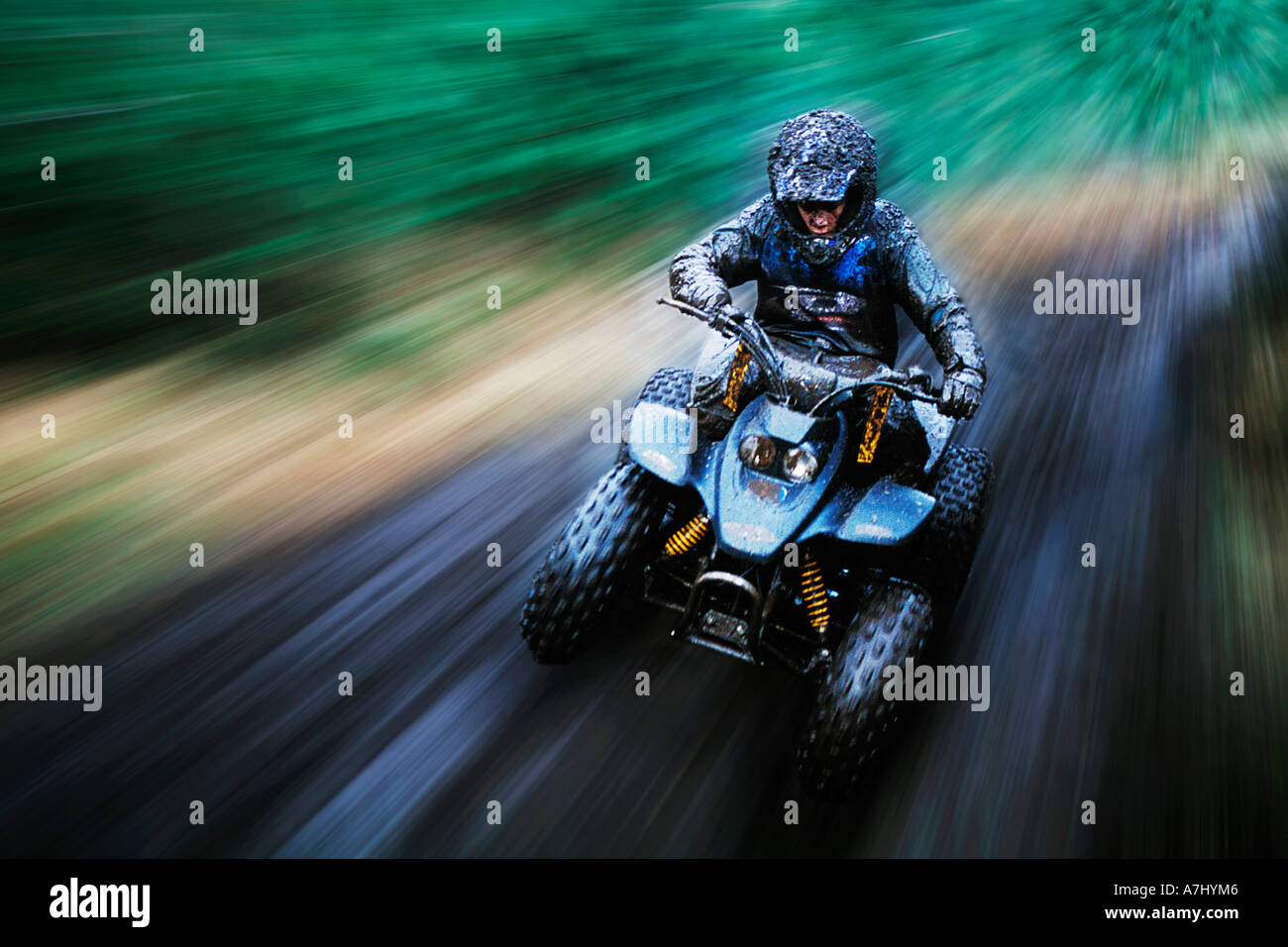 Quad biker hi-res stock photography and images - Alamy