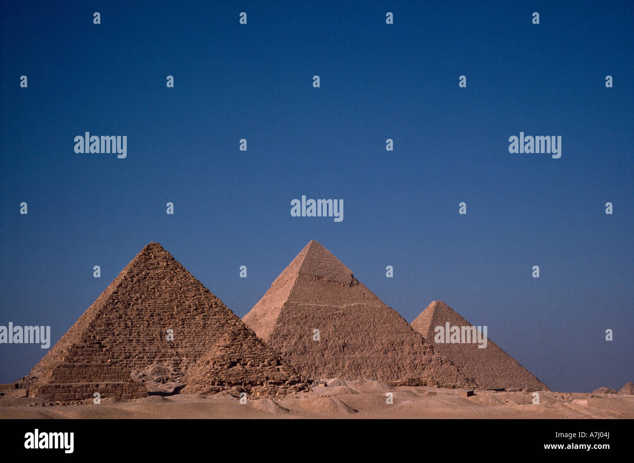 Pyramids at Giza Stock Photo - Alamy