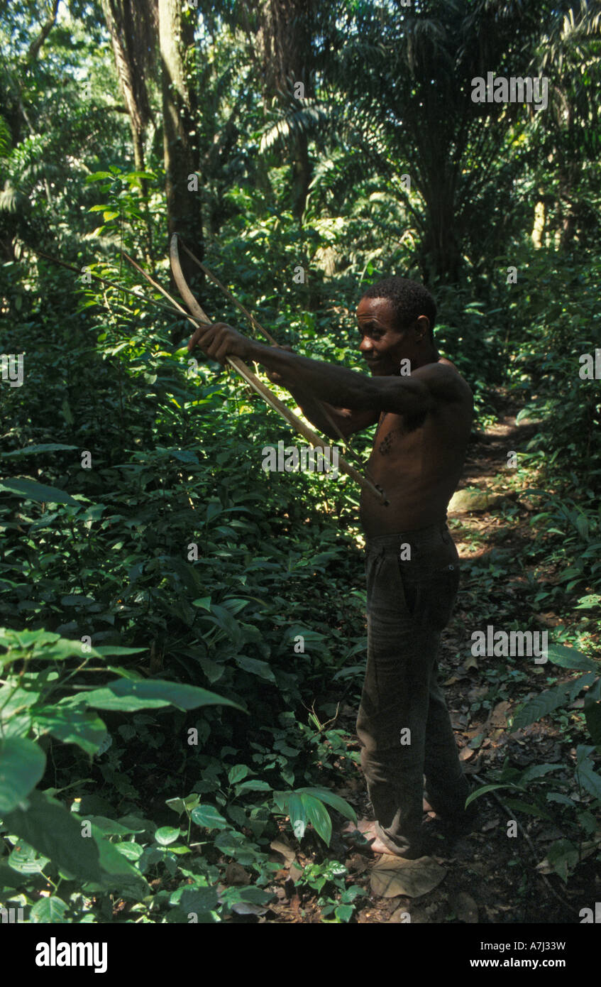 Batwa Pygmies are hunter gatherers Ntandi village Semliki National Park ...