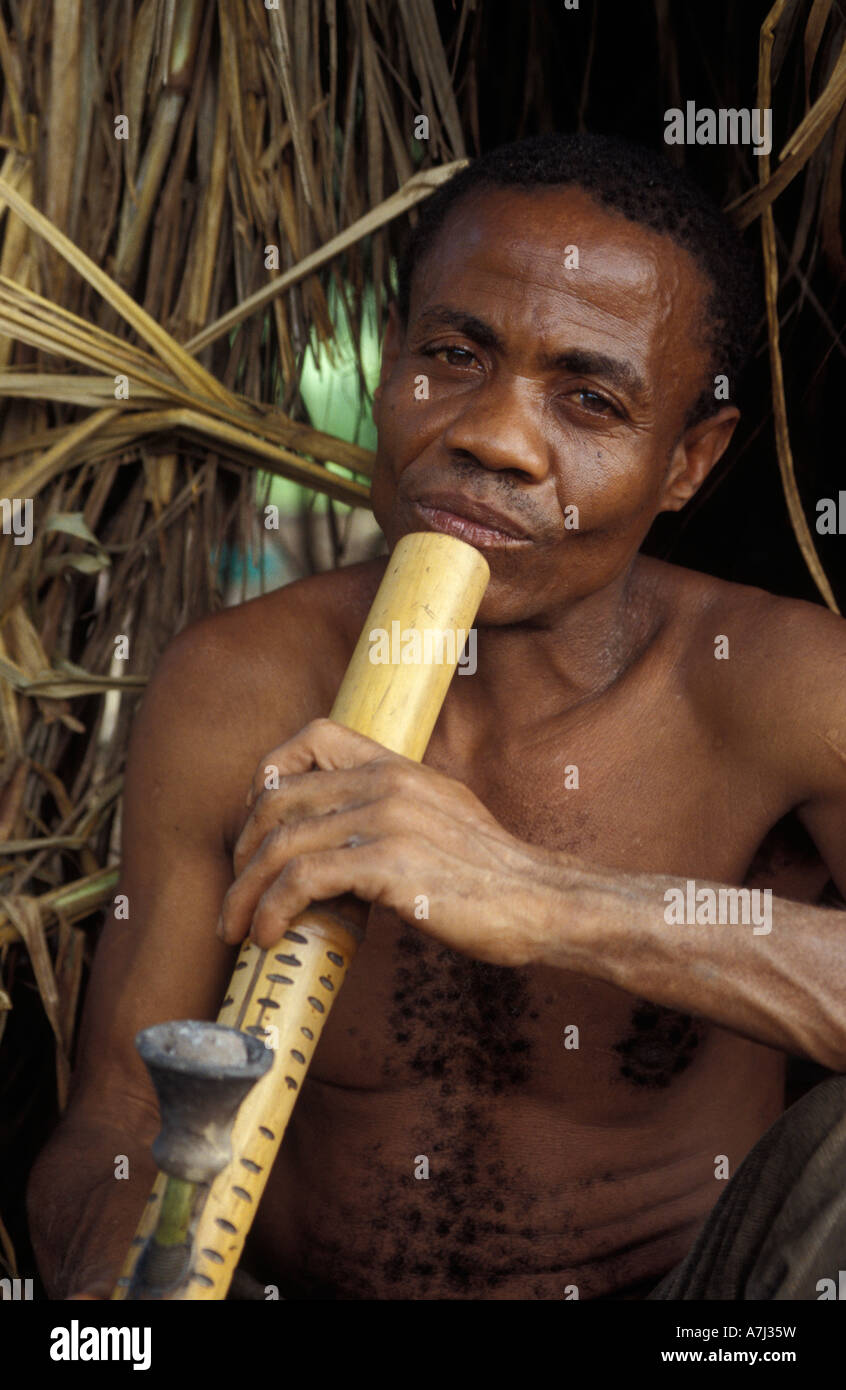 Batwa Pygmies are hunter gatherers, Semliki National Park, Uganda Stock ...