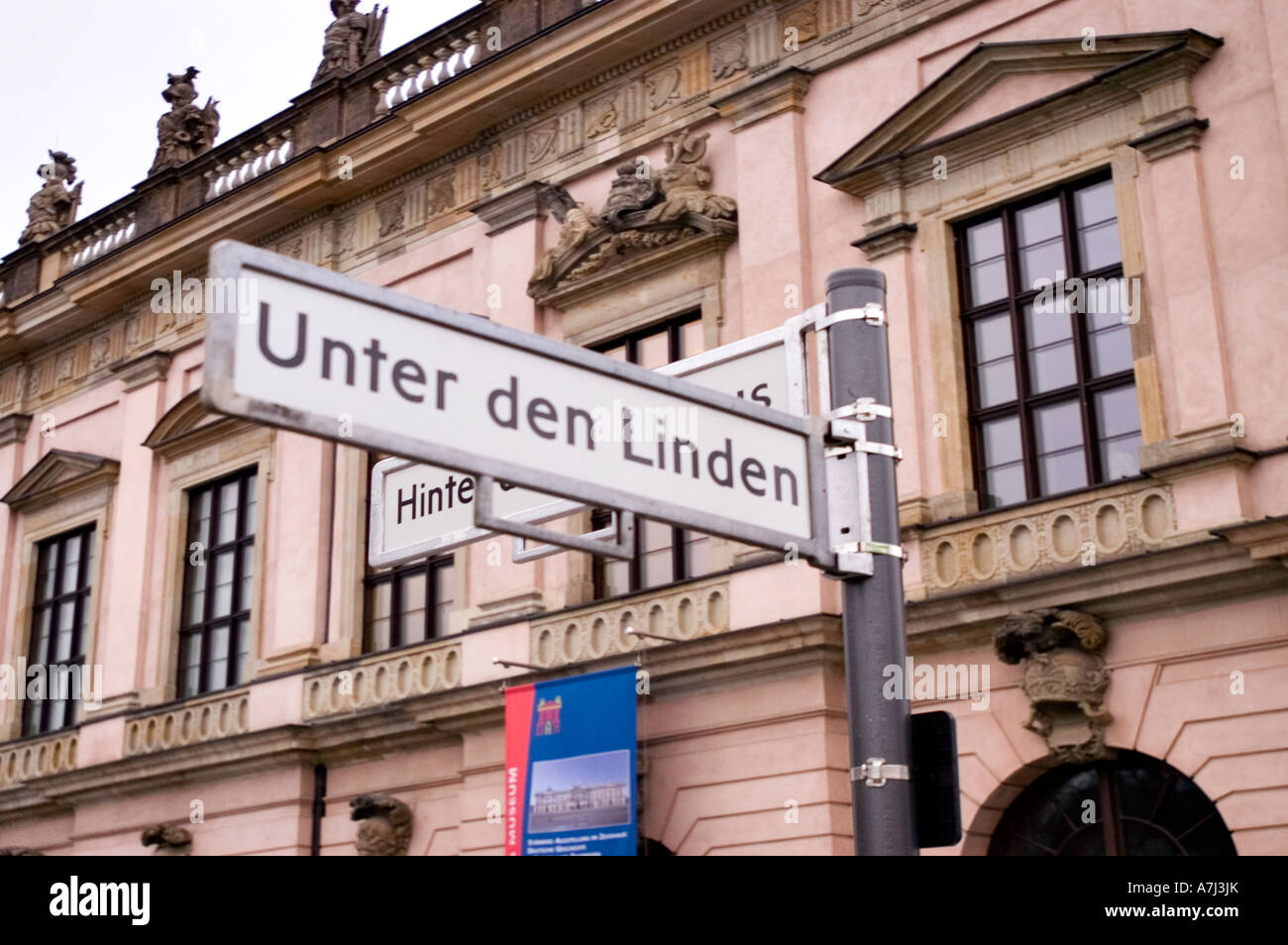 Unter Den Linden street sign in Berlin city Centre Stock Photo - Alamy