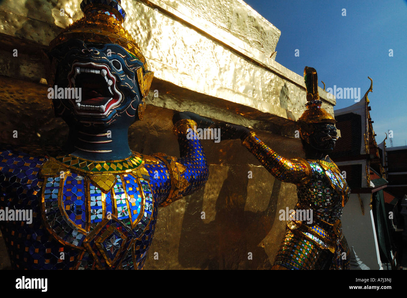 Statue of Demon Yaksha Stock Photo - Alamy